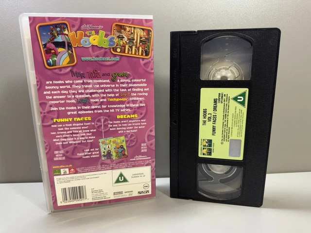 THE HOOBS FUNNY Faces VHS Video Tape 2001 Columbia Tristar ...