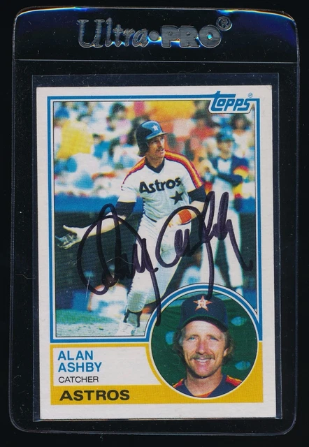 AUTO AUTOGRAPHE SIGNÉ Alan Ashby 1983 Topps #774 Houston Astros EUR 11 ...