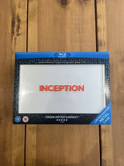 INCEPTION BLU-RAY DVD Dream Machine Briefcase Spinning Top Boxset £45. ...