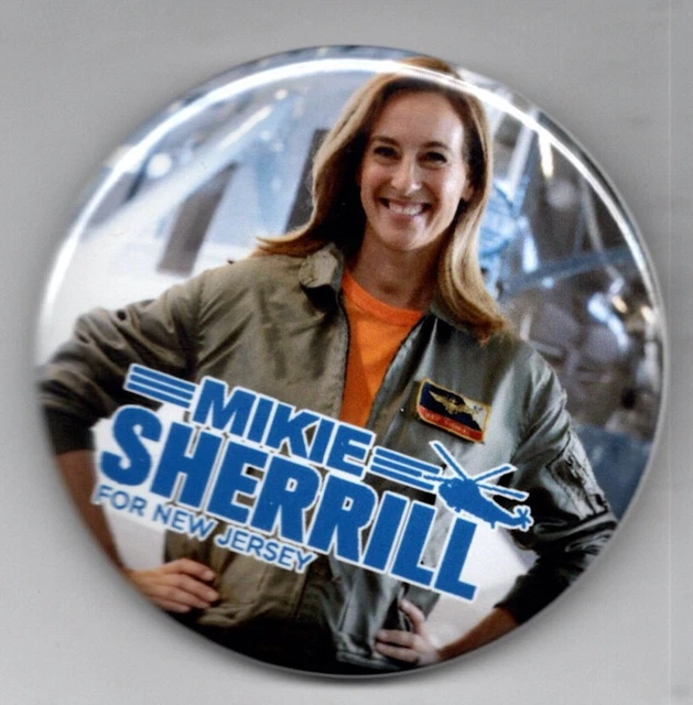 MIKIE SHERRILL FOR Governor New Jersey 2025 Political Campaign Button ...