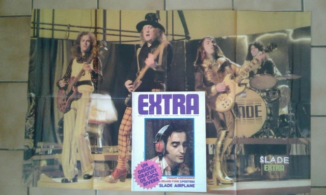 EXTRA N°27 POSTER SLADE JEFFERSON AIRPLANE TOMMY CREEDENCE GRAND FUNK ...