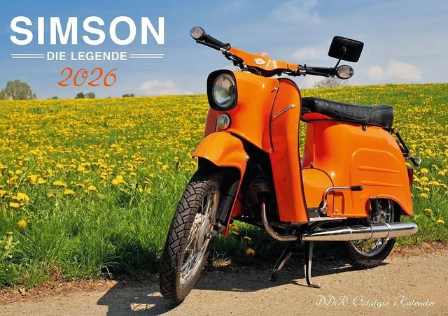 SIMSON KLEINKRAFTRÄDER KALENDER 2026 | Die DDR Legende | Kalender | 14 ...