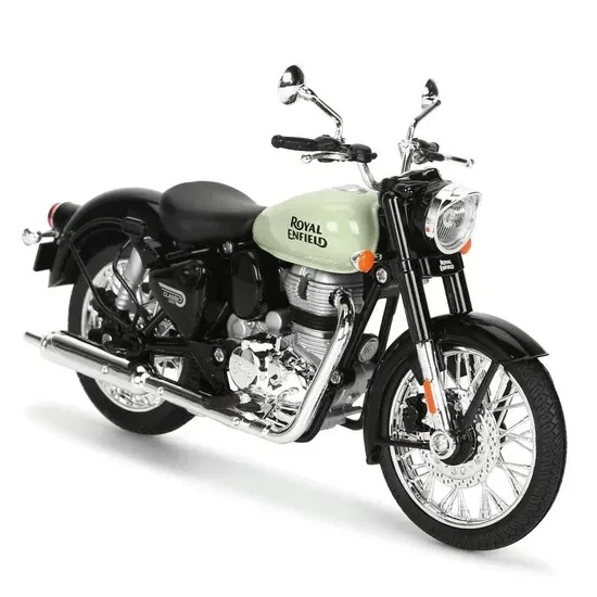 GENUINE ROYAL ENFIELD Classic 350 1:12 Scale Model Redditch Green £46. ...