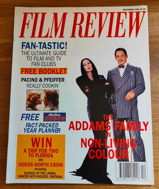 MAGAZINE - FILM Review Dec 1991 The Addams Family Pacino Pfeiffer EUR 4 ...