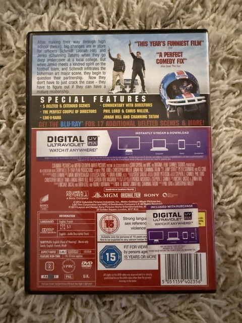 22 JUMP STREET DVD £1.16 - PicClick UK