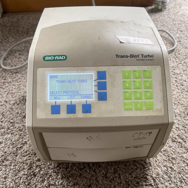 BIO-RAD TRANS-BLOT TURBO Transfer Station w/ 2 Cassettes As Is Powers ...