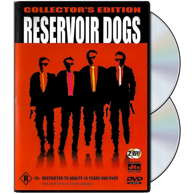 RESERVOIR DOGS (DVD, 1992) PAL Region 4 (2-Disc Collector's Edition ...