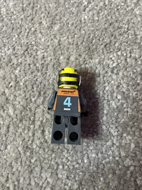 LANDO NORRIS 2025 F1 World Champion LEGO Figure and Display Case. Brand ...