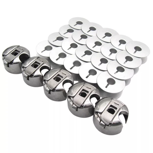 BOBBIN CASES &BOBBINS Set For Feiyue For Singer Single Needle Sewing ...