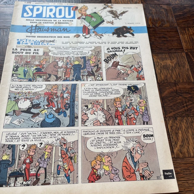 TIM UND STRUPPI Spirou 1090 1959 Buck Danny Lucky Luke Gaston EUR 6,58 - PicClick IT