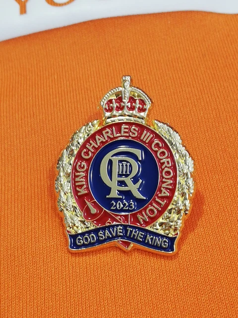 GLASGOW RANGERS FC King Charles Coronation 2023 Pin Badge £6.00 ...