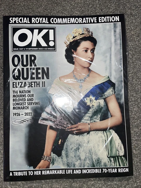 OK! MAGAZINE QUEEN Elizabeth II Death Commemorative Tribute Edition Souvenir £25.00 - PicClick UK