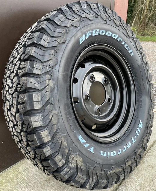 NEW GENUINE LAND Rover Defender Wolf 16" Steel Wheels & BF Goodrich KO2 ...