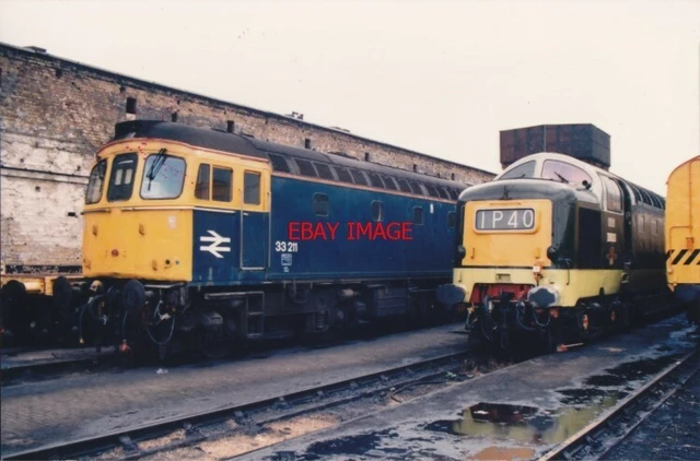 PHOTO BR Class 33 Loco No 33211 £1.80 - PicClick UK