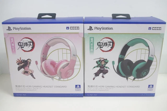 Nouveau Casque De Jeu Demon Slayer Standard Pour Ps5 Ps4 Pc Tanjiro