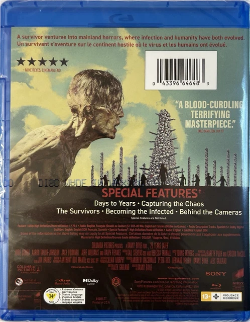 28 YEARS LATER Blu-ray (2025) Brand New $20.95 - PicClick CA