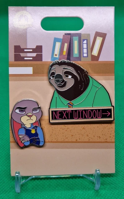 JUDY HOPPS AND Flash Slothmore - Zootopia 2 pin set 2022 #PP147461 £13. ...