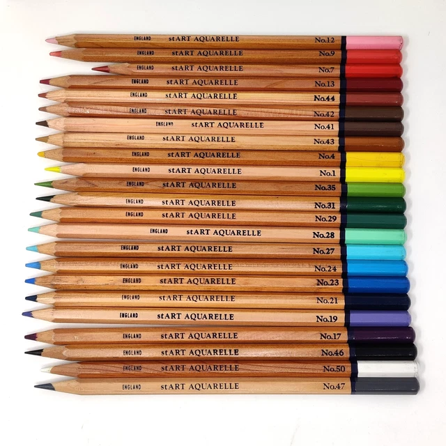 71 COLORED PENCIL Lot stART Aquarelle Faber Castel Col-erase Portfolio ...