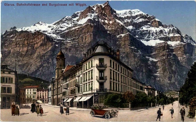 GLARUS - BAHNHOFSTRASSE -161618 EUR 11,37 - PicClick DE