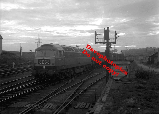B&W TRAIN / Railway Negative (6x4cm) D1516 Freight for London @ Ardsley ...
