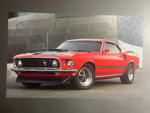 1969 FORD MUSTANG Mach 1 Cobra Jet Coupe Aufdruck, Bild - Selten ...