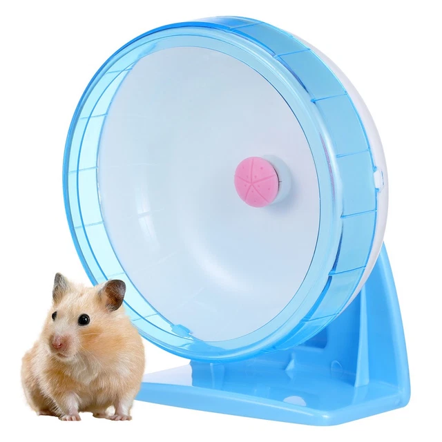 HAMSTER RUNNER WHEEL Silent Hamster Wheel Standing Hamster Exercise ...