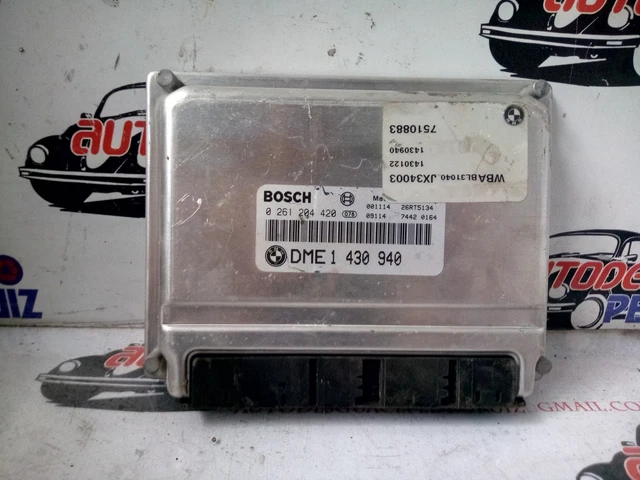 DME1430940 CALCULATEUR MOTEUR Ecu / 95291 Pour Bmw Serie 3 Berlina E46 ...