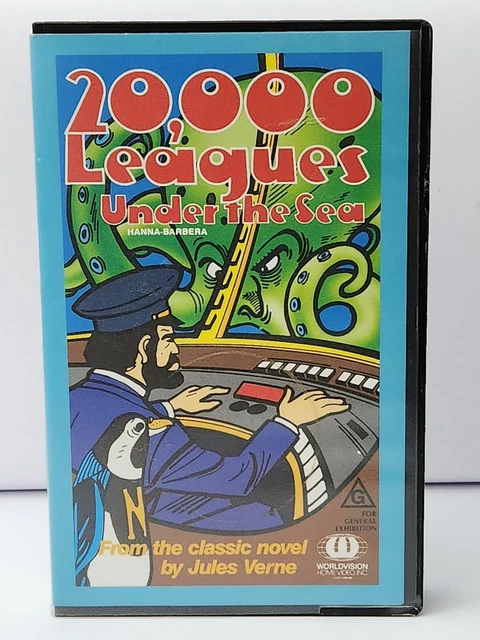 VINTAGE HANNA BARBERA 20,000 Leagues Under The Sea VHS 1979 Animated ...