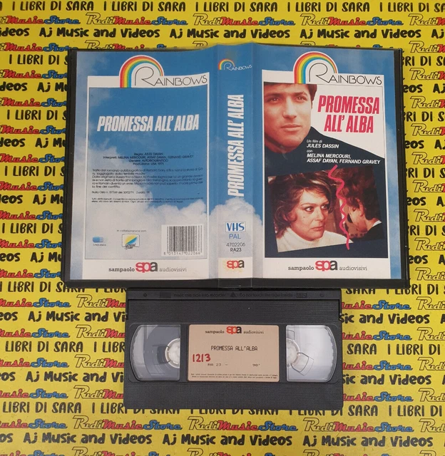 VHS FILM PROMESSA ALL'ALBA melina mercouri assaf dayan sampaolo ...
