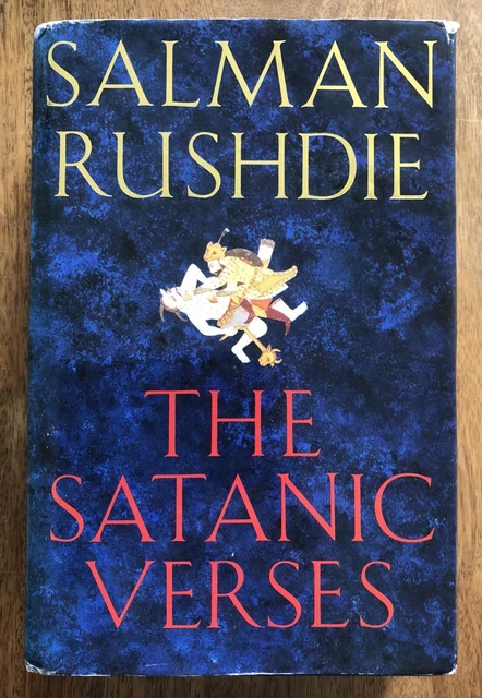 THE SATANIC VERSES Salman Rushdie 1st UK Edition 1988 Viking Penguin HC ...