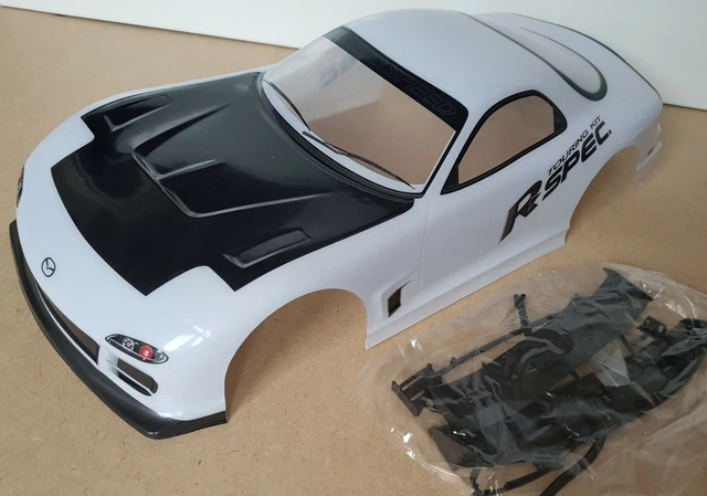 1/10 RC CAR 190mm on road drift Mazda RX7 Body Shell White £18.99 ...