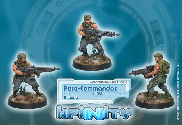 INFINITY PRIMED PARACOMMANDOS HMG Para-commando Ariadna Merovingian ...