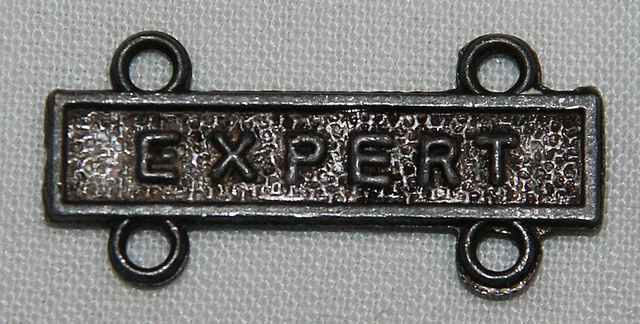 ORIGINAL WWII SHOOTING Badge Expert Bar, Wartime Conservation Lead EUR ...