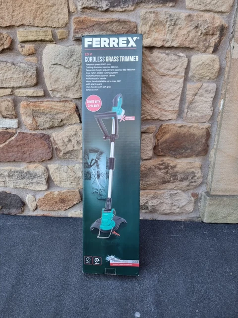FERREX CORDLESS 20 v Grass Lawn Trimmer Strimmer Bare Tool No Battery ...