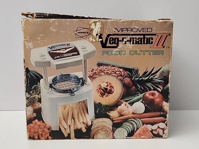 VEG-O-MATIC II FOOD Cutter With 2 Blades Original Box - Vintage $29.99 ...