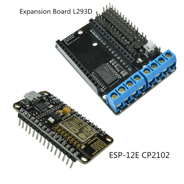 ESP8266 CP2102 DEVELOPMENT Board &L293D ESP-12E Wifi Motor Drive for ...