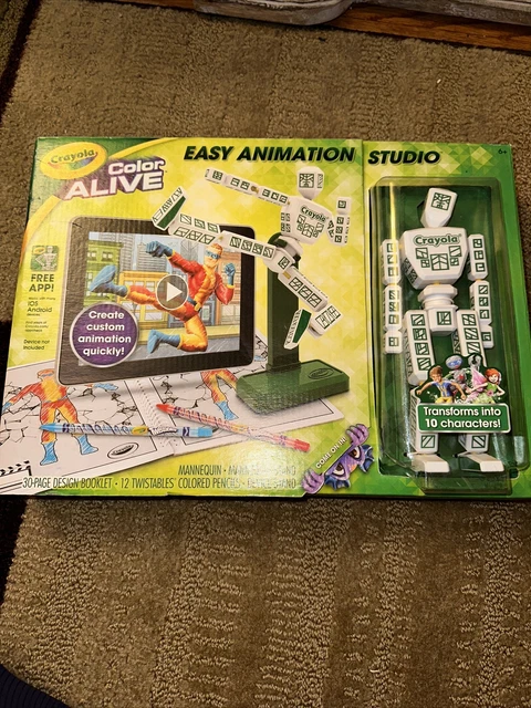 2015 CRAYOLA COLOR Alive Easy Animation Studio poseable figure $19.00 ...