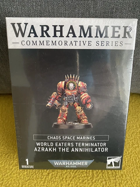 GAMES WORKSHOP WARHAMMER 40k World Eaters Terminator Azrakh the ...