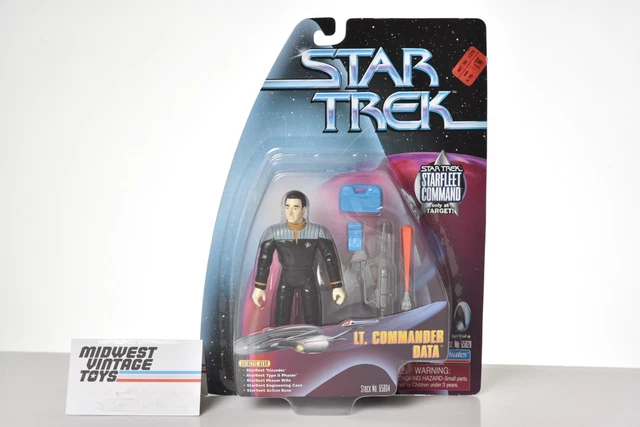 PLAYMATES LT. COMMANDER DATA Starfleet Command STAR TREK-Target ...