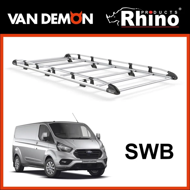 Ford Transit Custom Roof Rack Roller Swb Low Roof Models Rhino