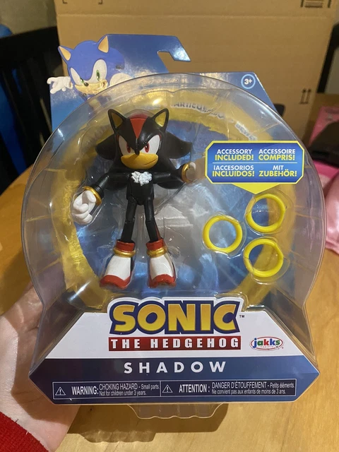 🔥RARE🔥 SONIC THE Hedgehog SHADOW Jakks Pacific Articulated 4" Figure ...