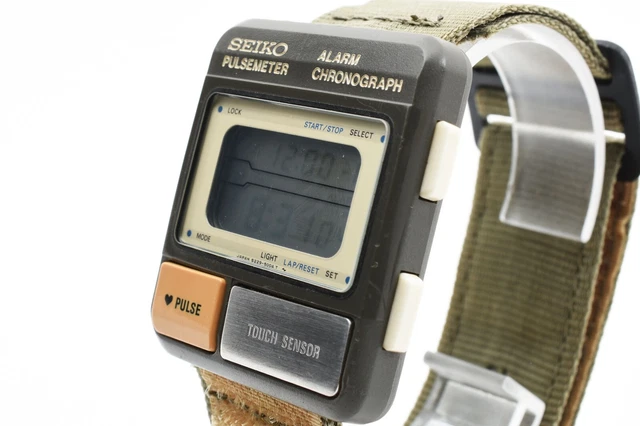 *EXC+5* SEIKO PULSE Meter S229-5001 Orologio Vintage Digitale Qz dal ...