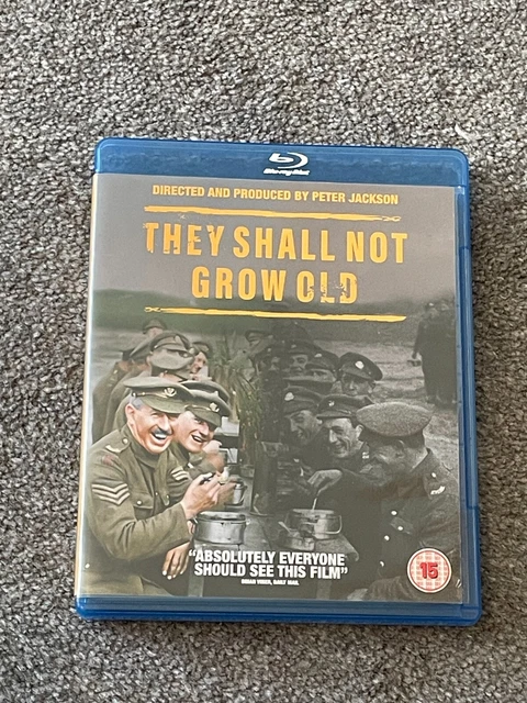 THEY SHALL NOT Grow Old - Peter Jackson world war 1 documentary blu-ray ...