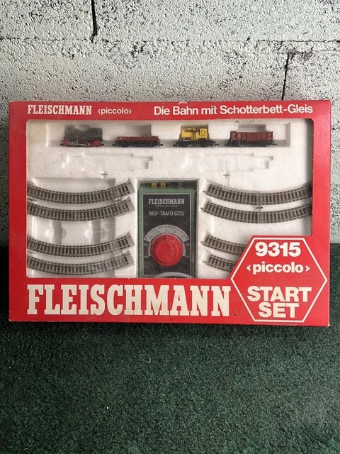 FLEISCHMANN TRAIN N 9315 coffret start set locomotive vapeur + wagons ...