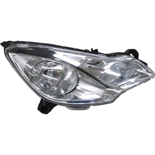 HALÓGENO FAROS DELANTEROS Izquierda H7/H1 Cromo para Citroën C3 II EUR ...