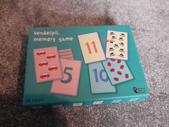 FLYING TIGER VENDESPIL Numbers/Counting Flash Cards Memory Game £3.84 ...
