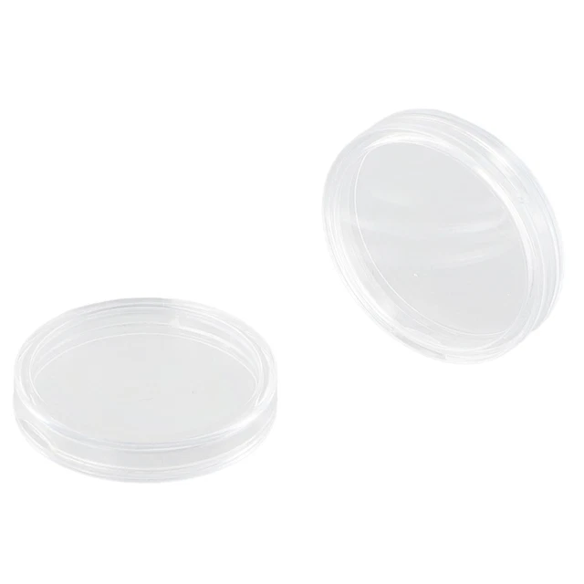 100X 26MM TRANSPARENT Round Plastic Coin Capsule Collection /display ...