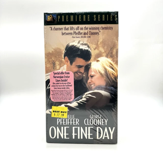 ONE FINE DAY VHS New Factory Sealed 1996 George Clooney, Michelle ...