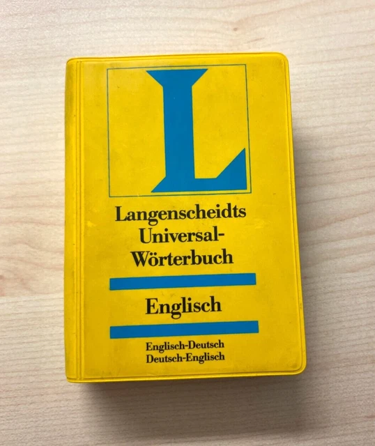 LANGENSCHEIDTS UNIVERSAL-WÖRTERBUCH ENGLISCH-DEUTSCH Deutsch-Englisch ...