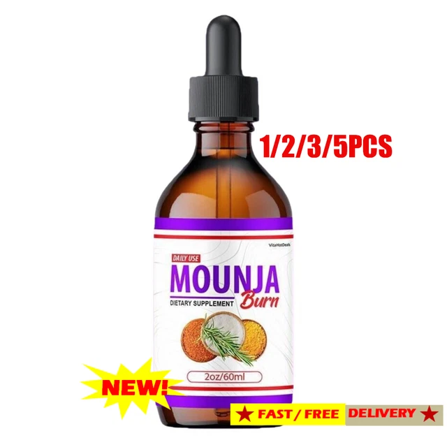 MOUNJA BURN DROPS Mounja Burn Weight Loss Max Strength Supplement 2 Oz ...